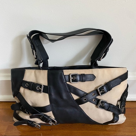 Cynthia Rowley | Bags | Cynthia Rowley Bag Canvas And Leather | Poshmark